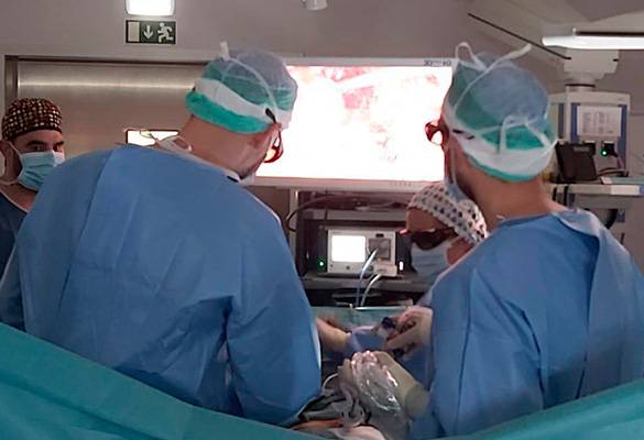 Primeira prostatectomia radical por via laparoscópica